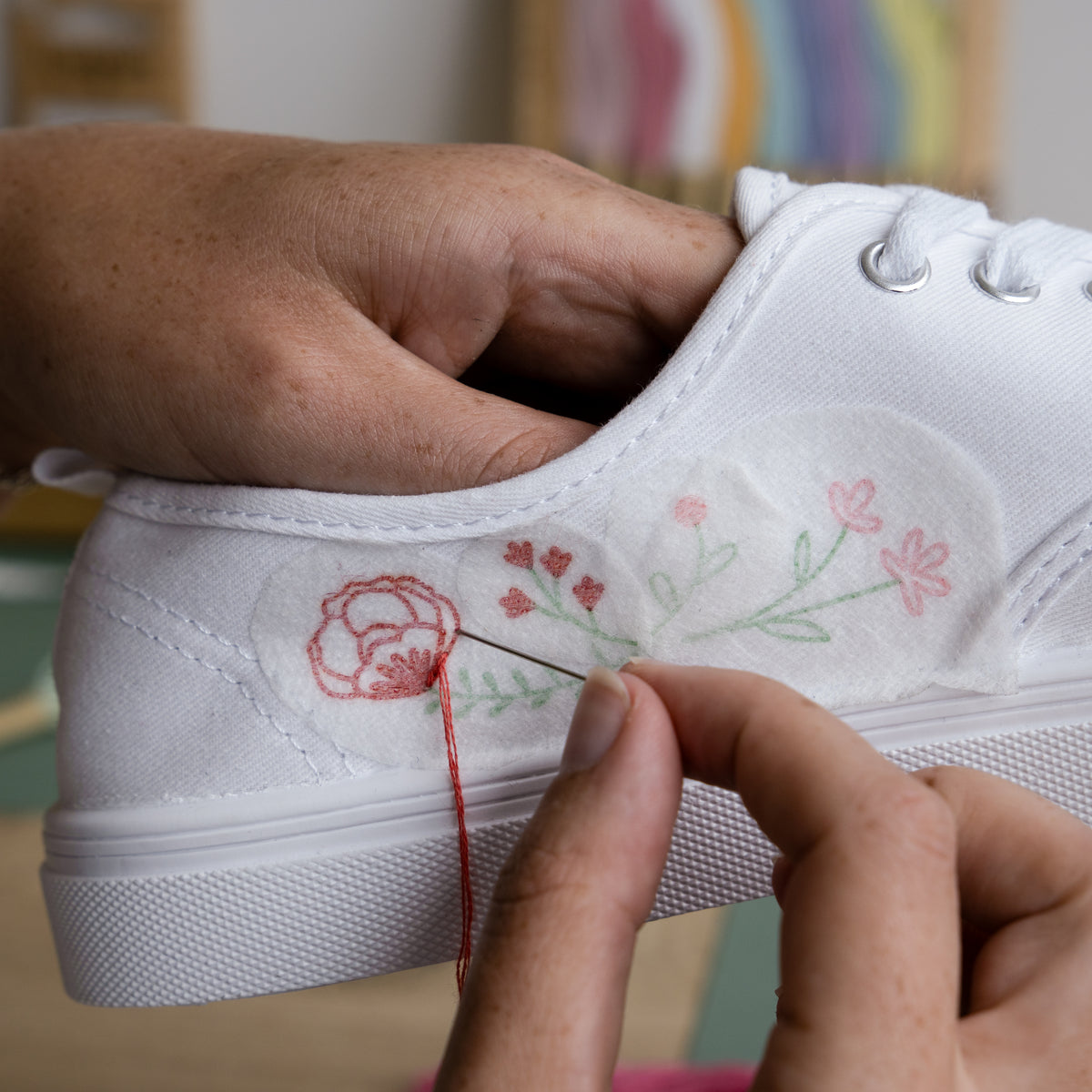 How to personalize your shoes using an embroidery sheet? – atelier ...
